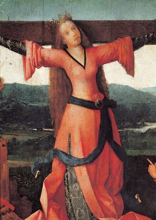 La crucifixion de sainte Julia (ou Liberata)